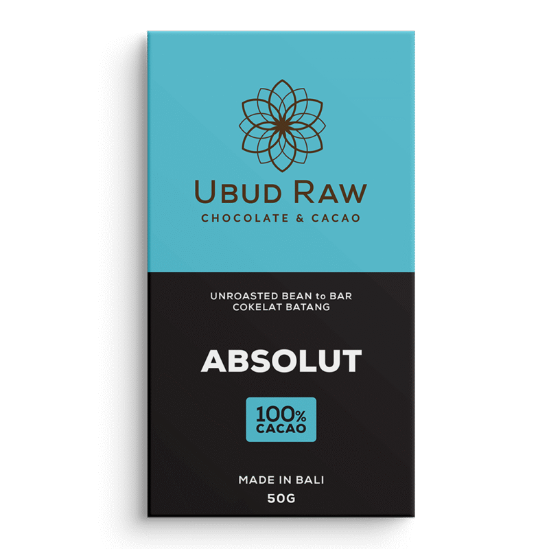 Bean to Bar Chocolate Absolut 100% - Ubud Raw Chocolate & Cacao
